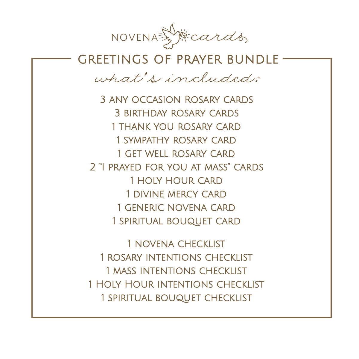 Greetings of Prayer Bundle – Novena Cards