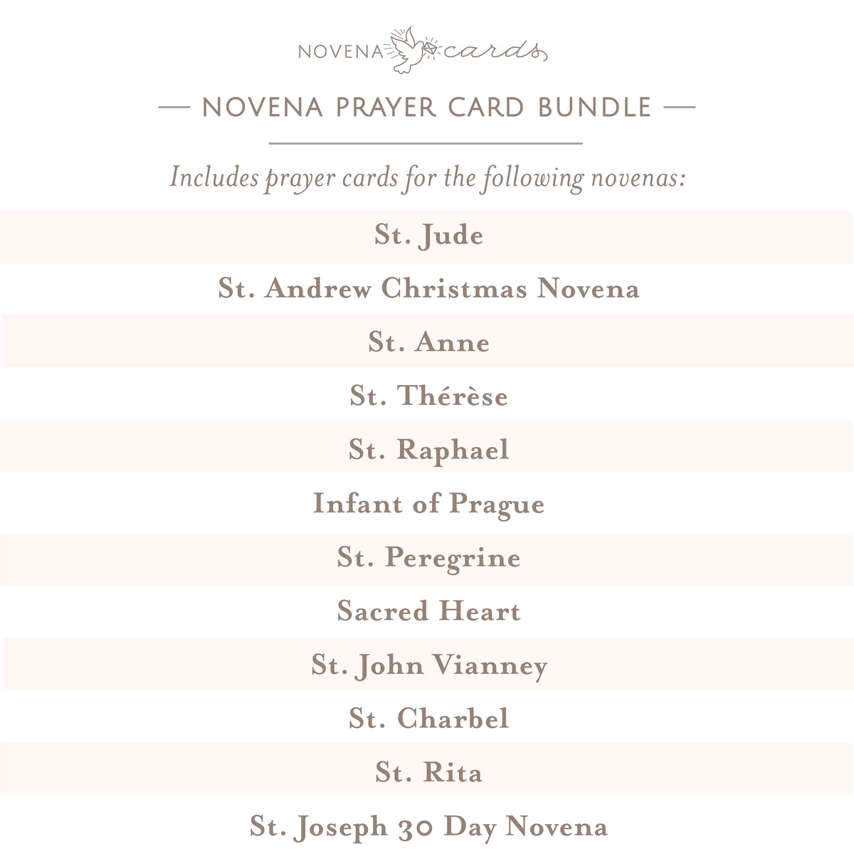 Novena Prayer Card Bundle – Novena Cards