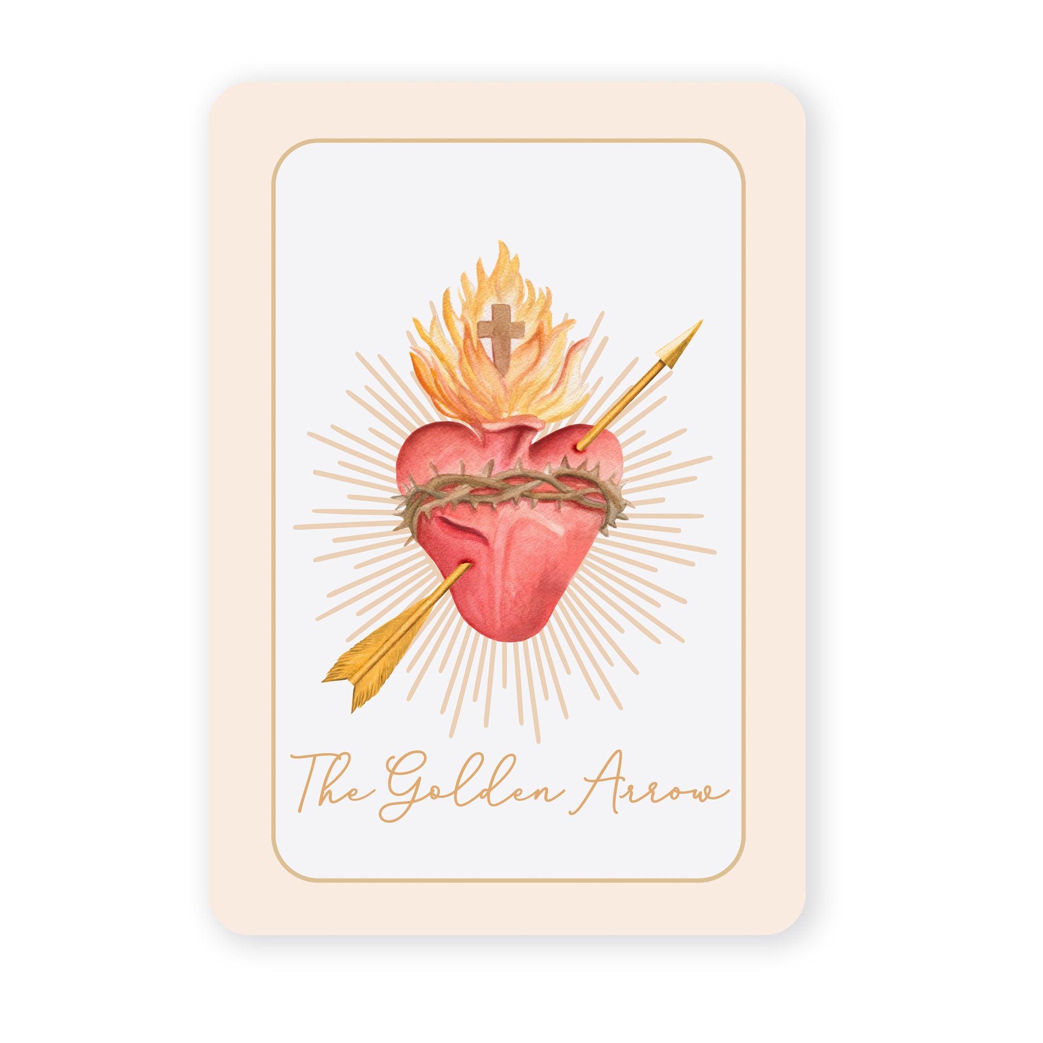 Golden Arrow Prayer Card – Novena Cards