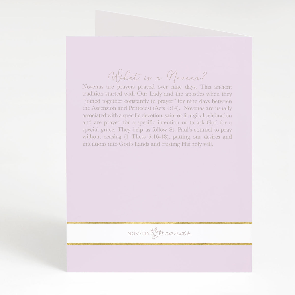 Generic Novena Card | Purple – Novena Cards