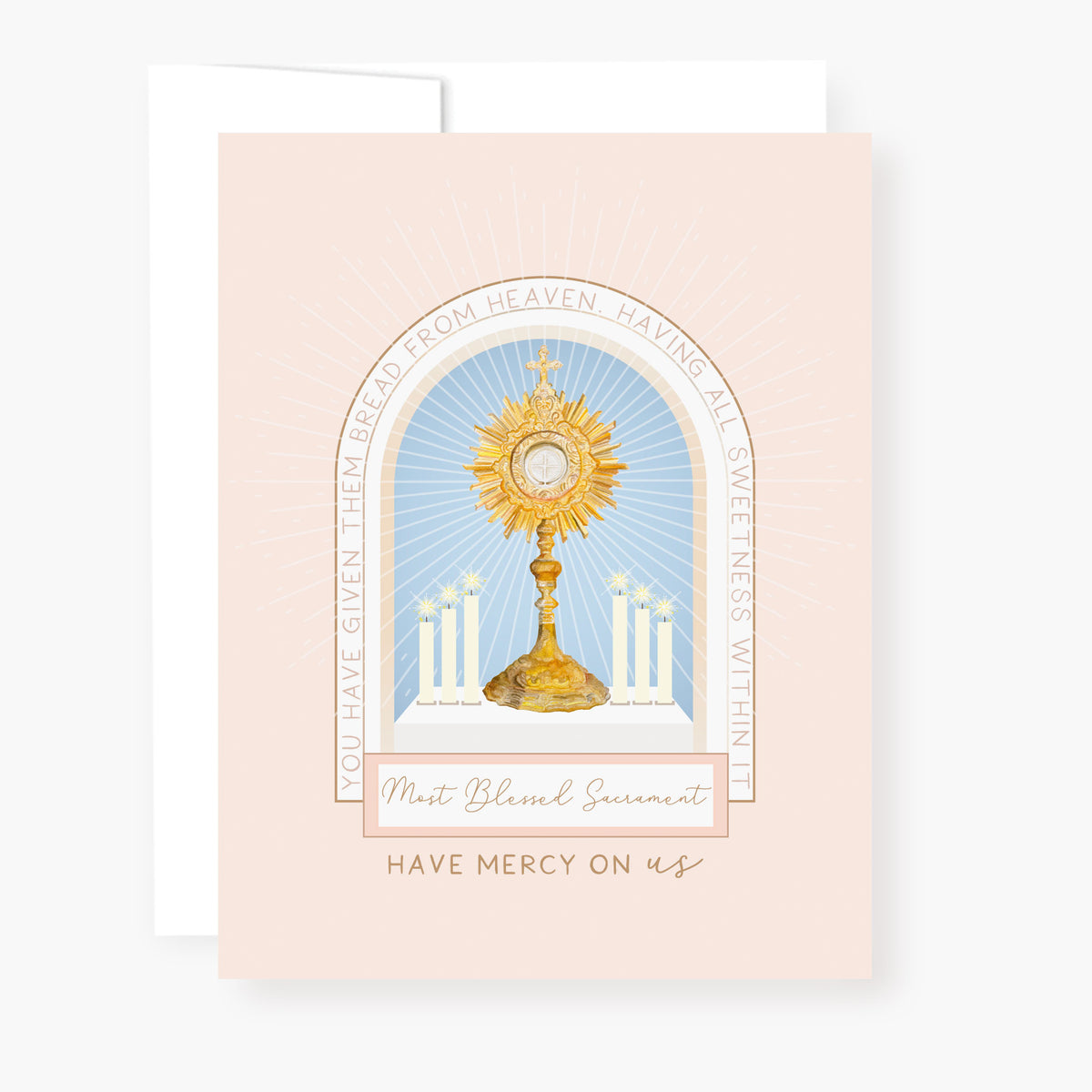 Holy Hour Card | Beige – Novena Cards
