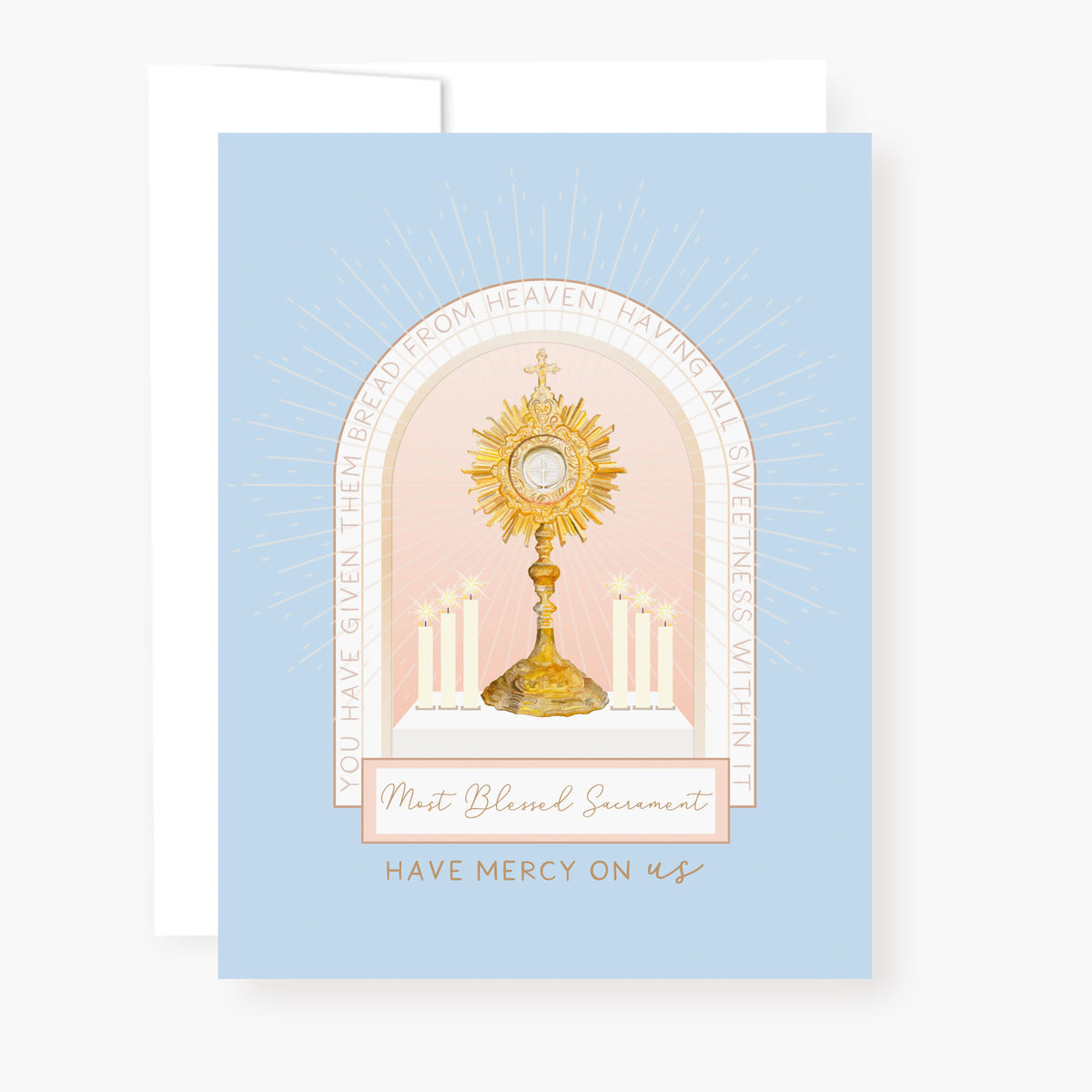 Holy Hour Card | Blue – Novena Cards
