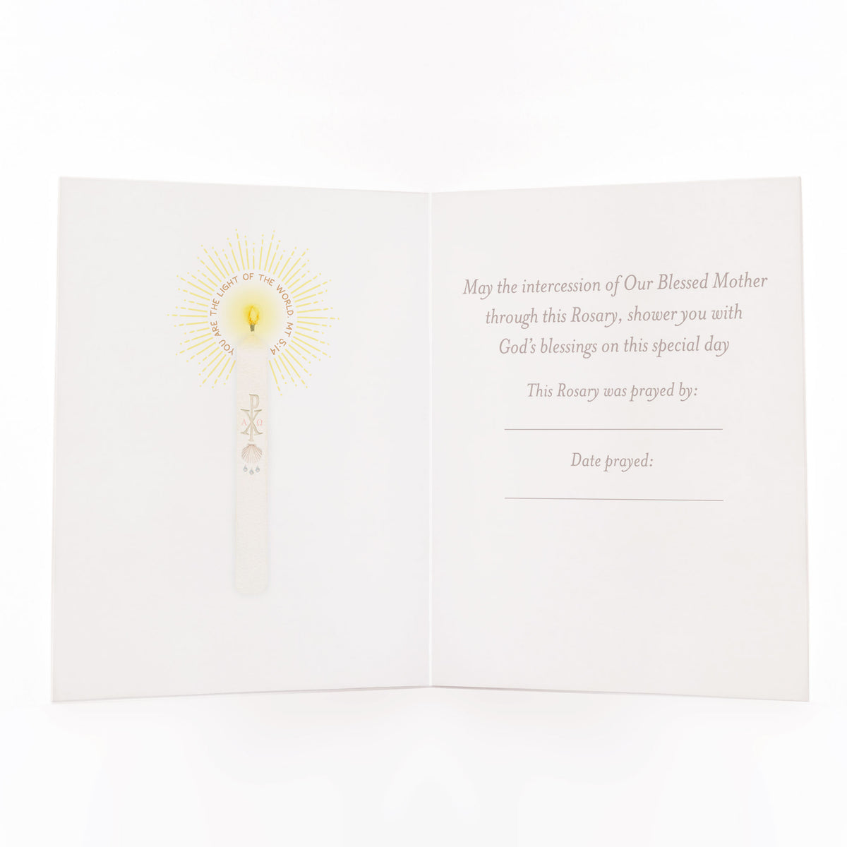 Rosary Card | Mixed Set | Sacraments – Novena Cards